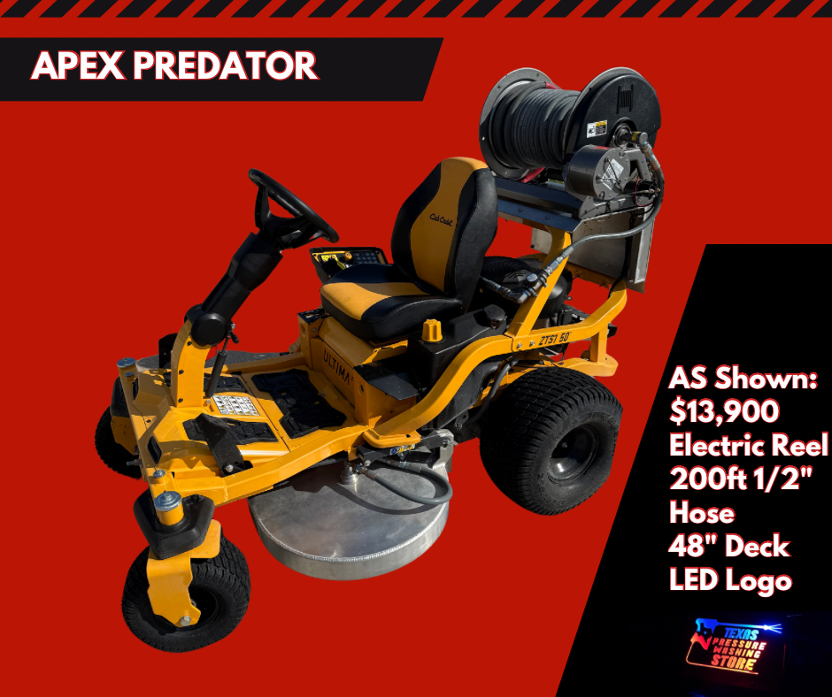 Apex Predator Ride On Surface Cleaner - Texas Pressure Washing Store